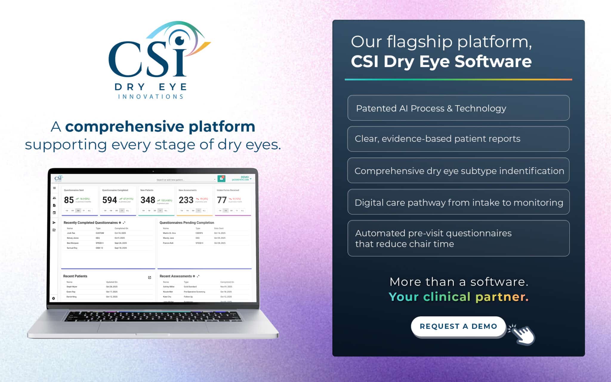 CSI Dry Eye Innovations Unveils New Brand Identity and Secures Patent ...